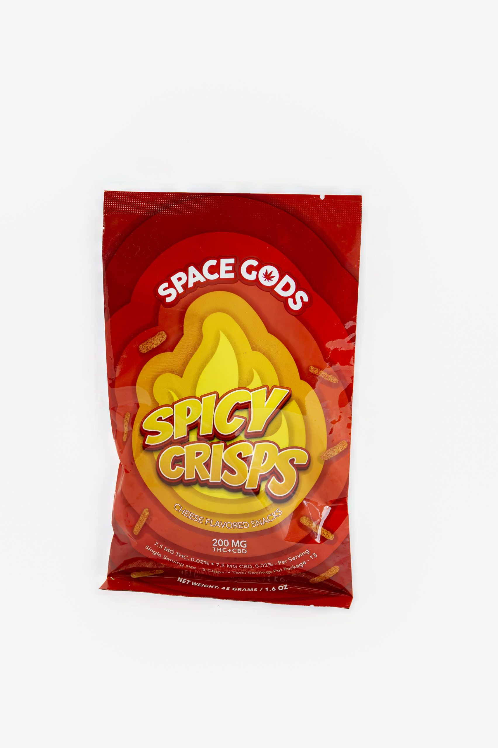 Space Gods Spicy Crisps 200mg THC+CBD – ALL GAS